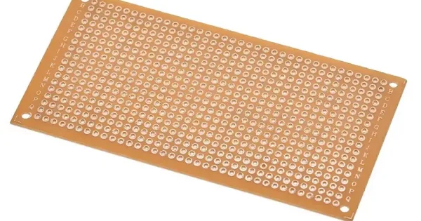 Perforat Pertinax Single-Sided PCB Board 5x10cm - Placă ...